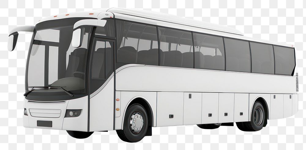 PNG White coach bus transportation | Free PNG - rawpixel