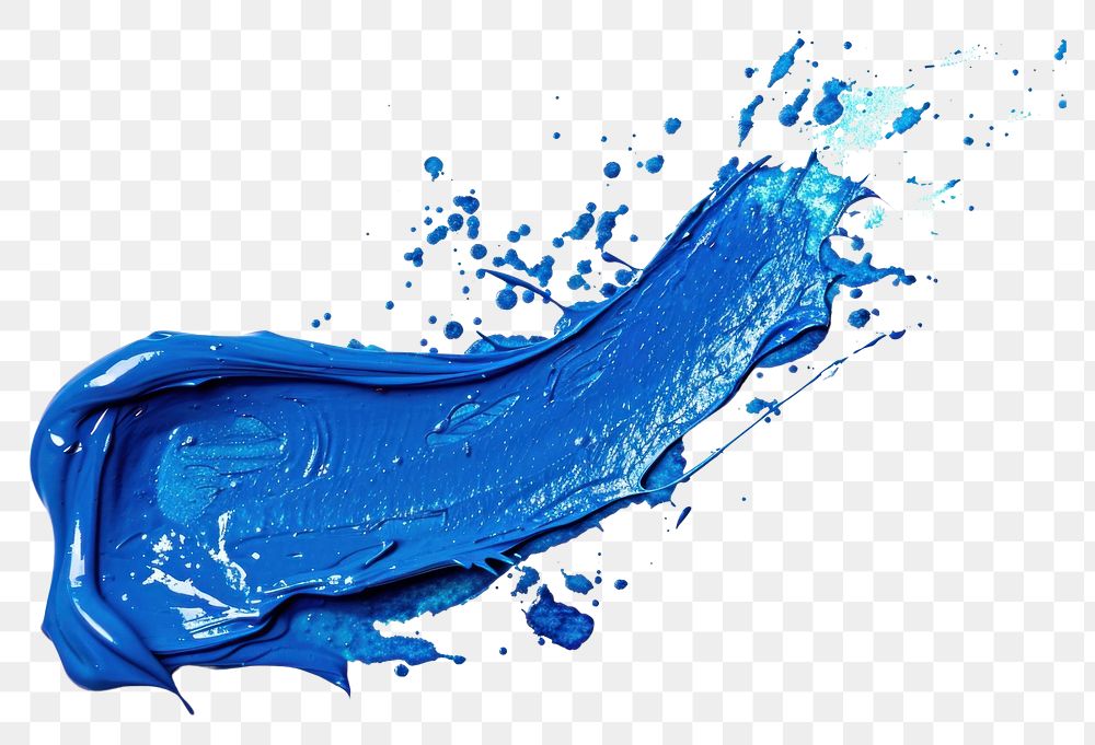 PNG Blue paint splash white | Premium PNG - rawpixel