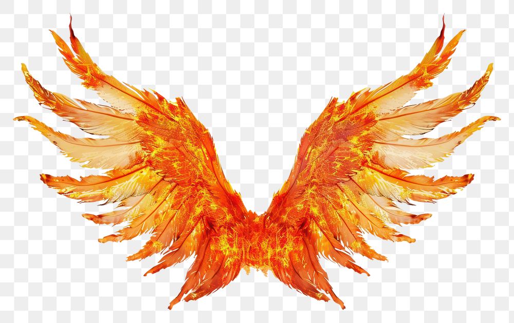 PNG Fire angel wings white | Premium PNG - rawpixel