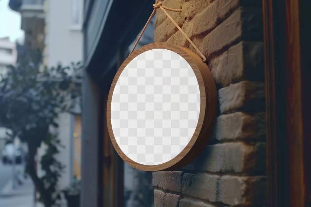 PNG shop hanging sign mockup, | Free PNG - rawpixel