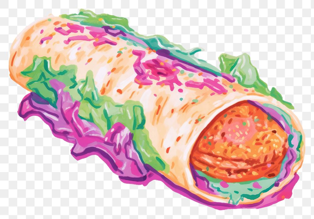 PNG Crayon texture illustration Doner | Free PNG - rawpixel