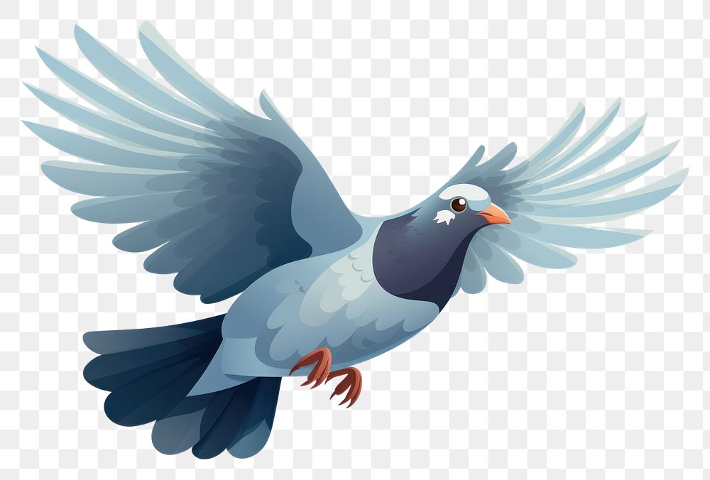 PNG Flat Vector illustration Pigeon | Free PNG - rawpixel