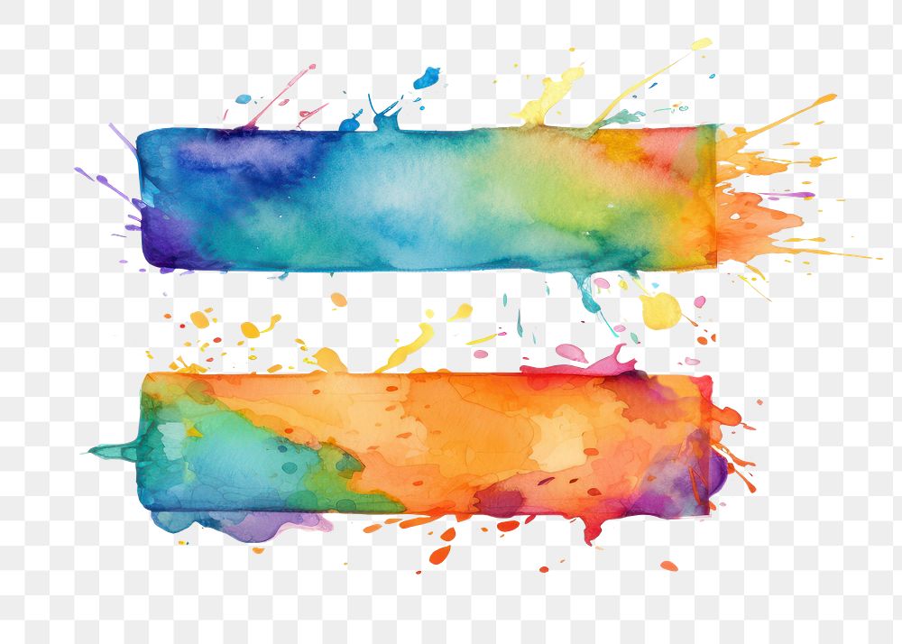 Equal png splashed watercolor sign, | Premium PNG - rawpixel