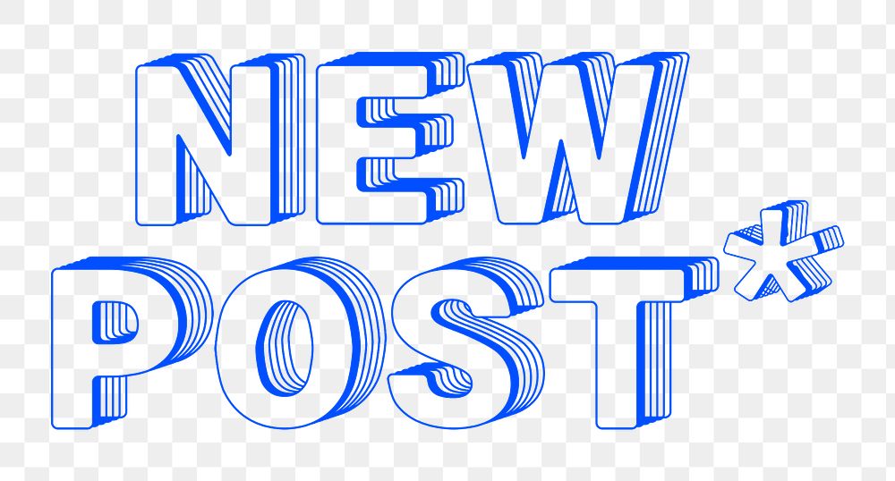 New post png layered word | Free PNG - rawpixel