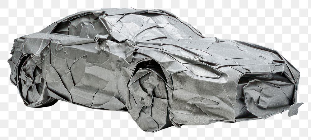 PNG Car style crumpled paper | Premium PNG - rawpixel