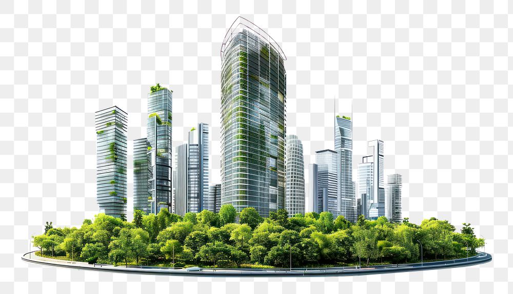PNG Modern sustainable urban green | Free PNG - rawpixel