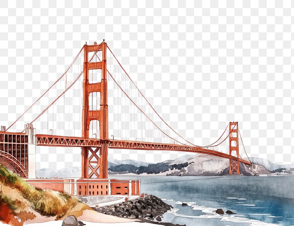PNG Golden gate bridge San | Free PNG - rawpixel