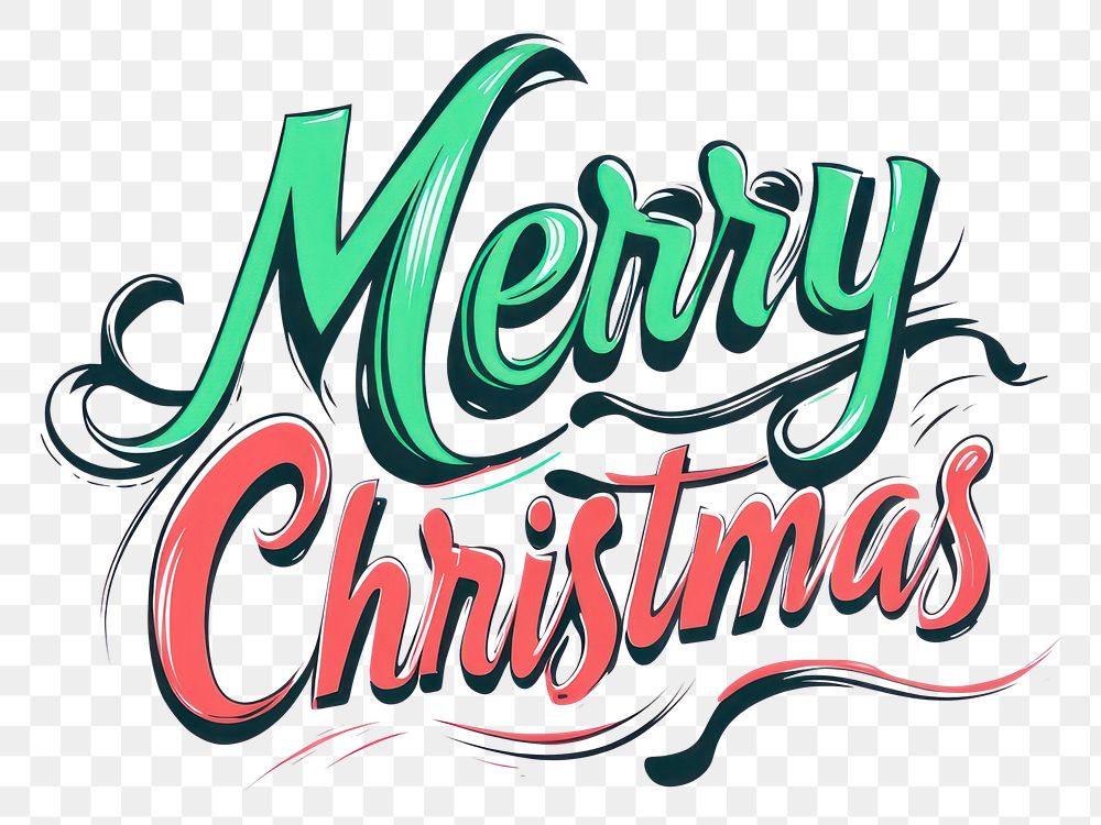 PNG Christmas merry logo merry | Free PNG - rawpixel