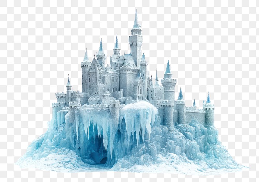 PNG Castle ice architecture landscape. | Premium PNG - rawpixel