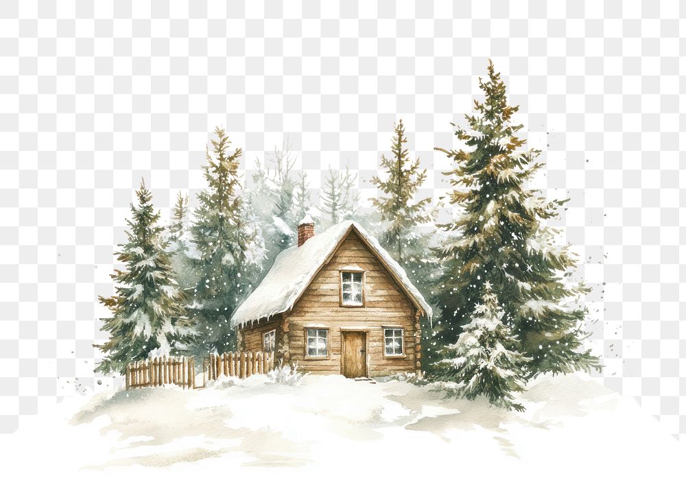 PNG Snow House forest winter | Premium PNG - rawpixel