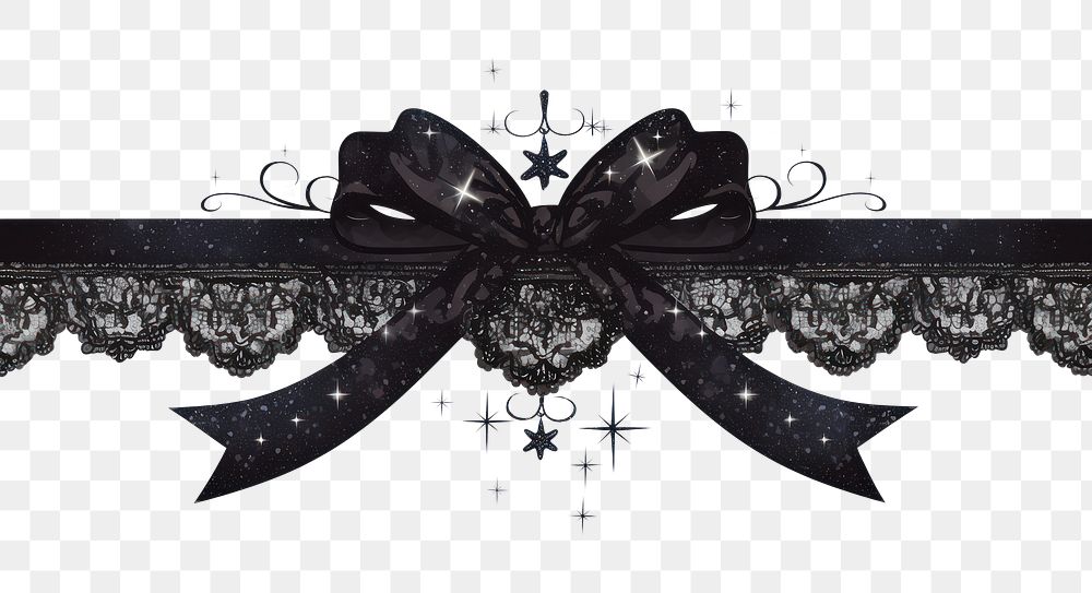 PNG Ocean lace sparkling ribbon. | Free PNG - rawpixel