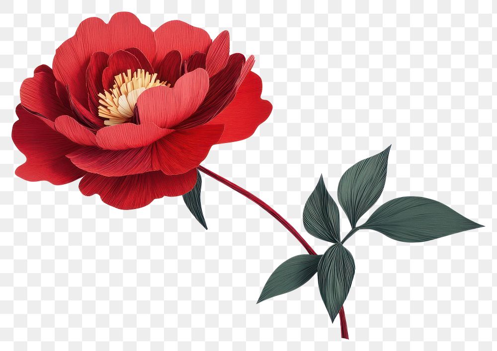 PNG Peony illustration flower petals | Premium PNG - rawpixel