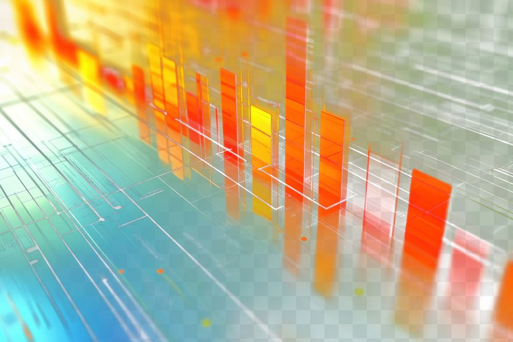 PNG Technology data bars visualization. | Free PNG - rawpixel