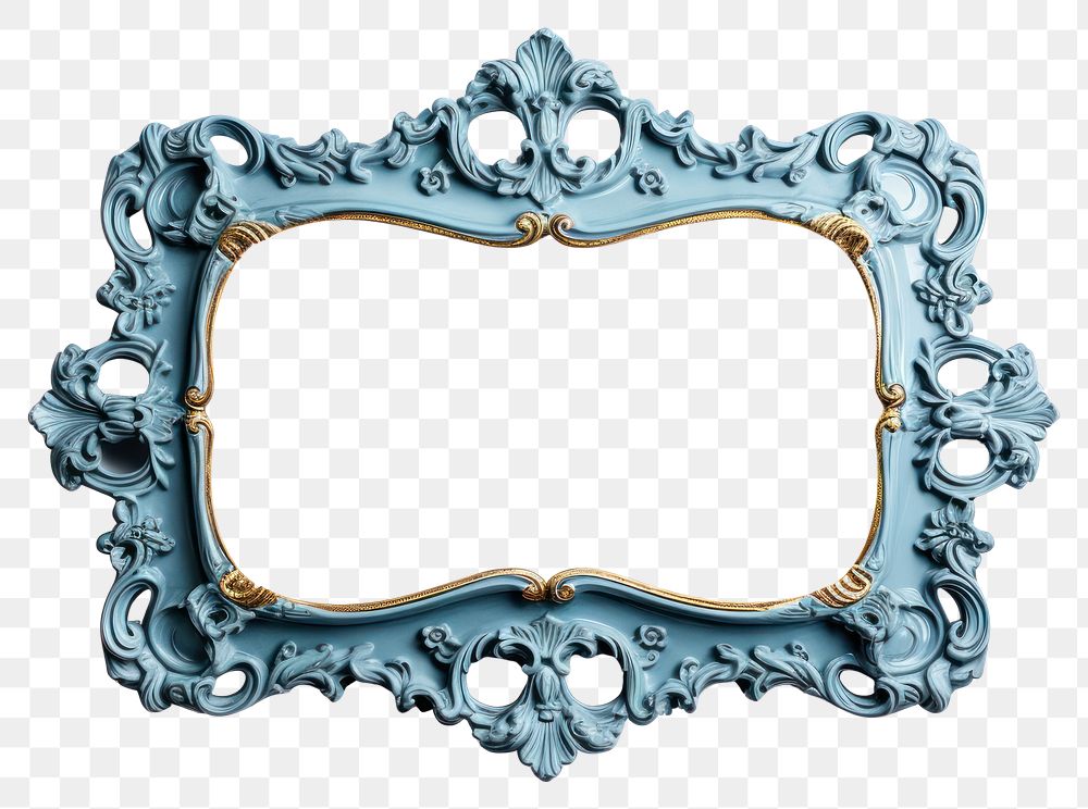 PNG Rectangle vintage frame blue. | Premium PNG - rawpixel