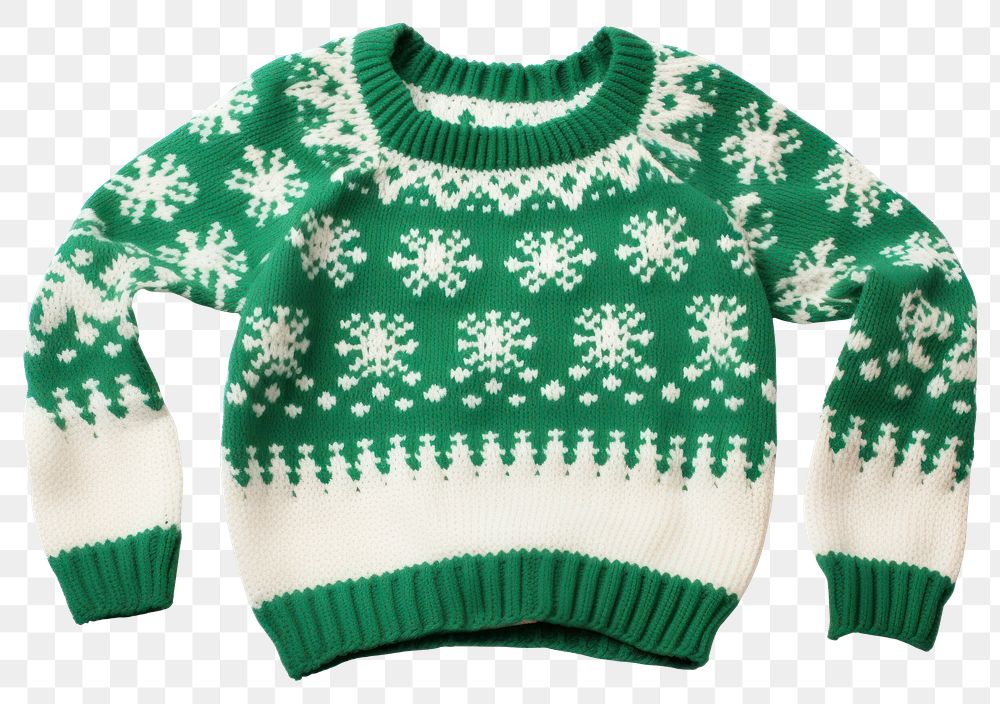 PNG Green christmas Sweater sweater | Free PNG - rawpixel