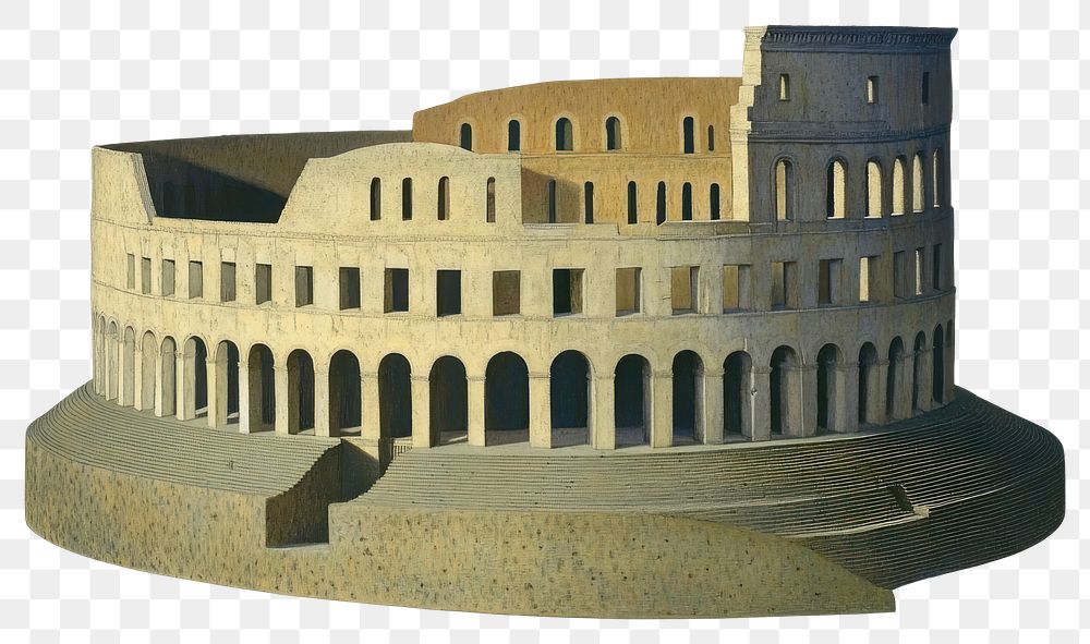 PNG Colosseum architecture amphitheater amphitheatre | Free PNG - rawpixel
