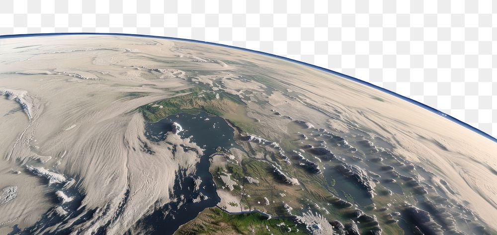 PNG Earth's atmosphere from space. | Free PNG - rawpixel