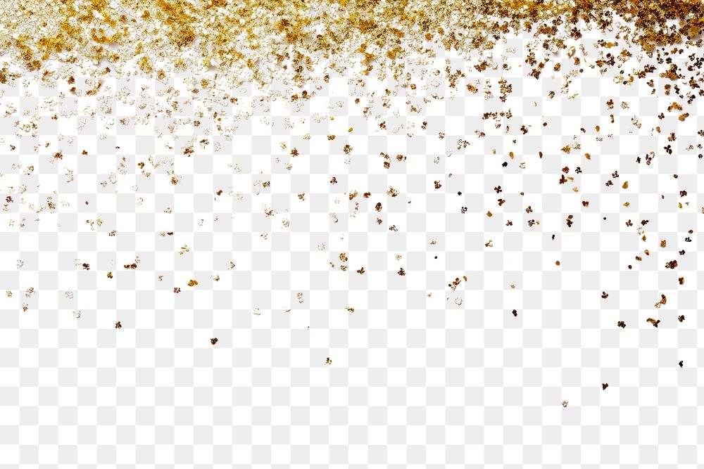 PNG Golden glitter falling celebration | Premium PNG - rawpixel