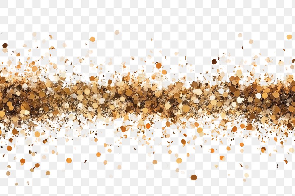 PNG Gold confetti top border | Premium PNG - rawpixel