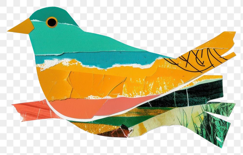 PNG Bird paper cut collage | Free PNG - rawpixel