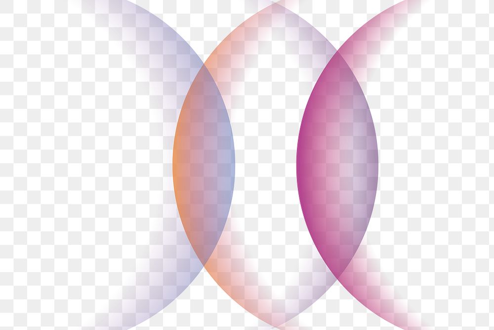 PNG Vibrant crescent gradient overlay, | Free PNG - rawpixel