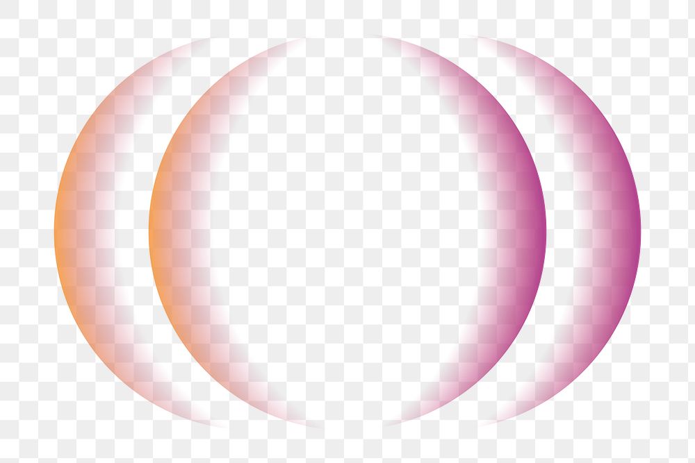 PNG Vibrant gradient crescent overlay, | Free PNG - rawpixel
