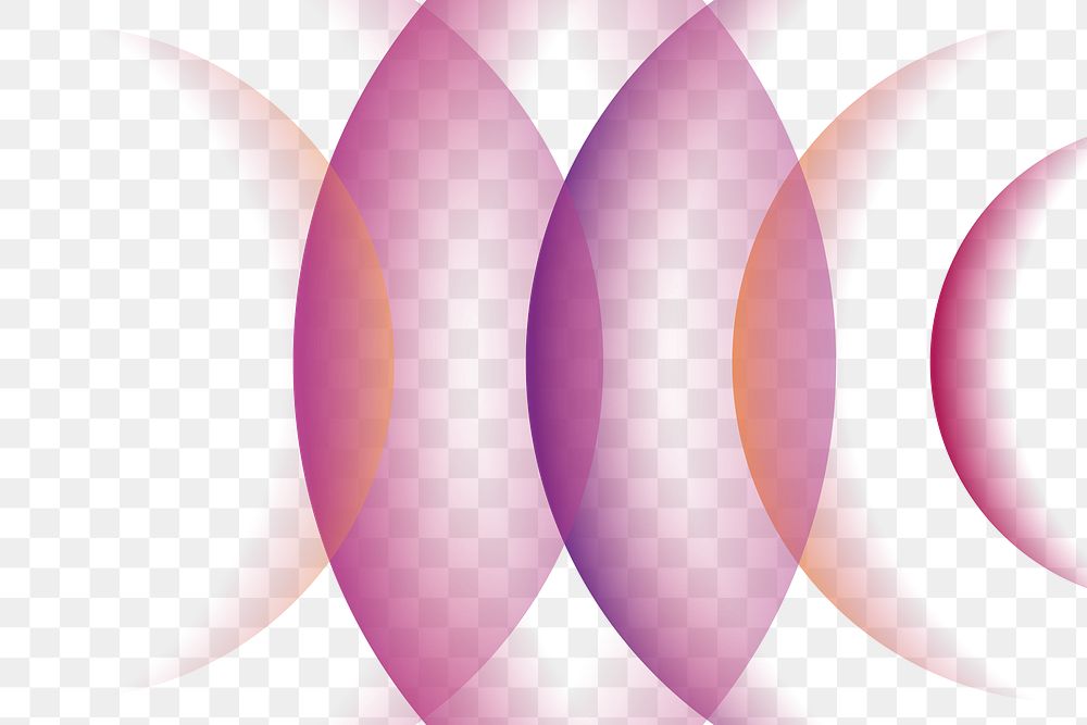 PNG Vibrant abstract crescent overlay, | Free PNG - rawpixel