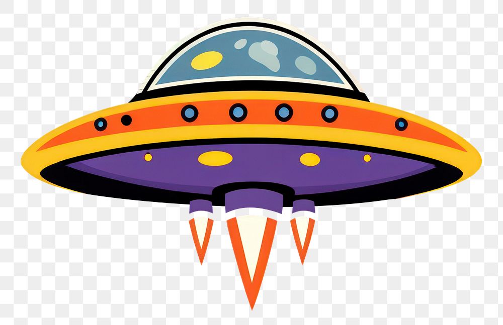 PNG Alien spaceship illustration vehicle | Free PNG - rawpixel