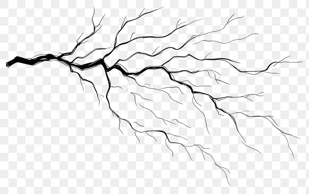 PNG Thunder drawing black art. | Free PNG - rawpixel