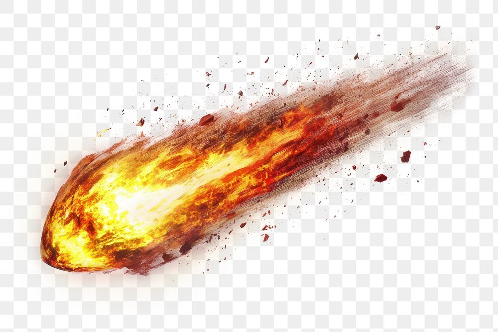 PNG High-speed fire meteor illustration | Free PNG - rawpixel