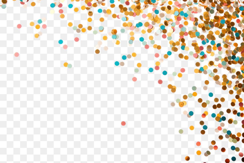PNG Glitter confetti border background | Free PNG - rawpixel