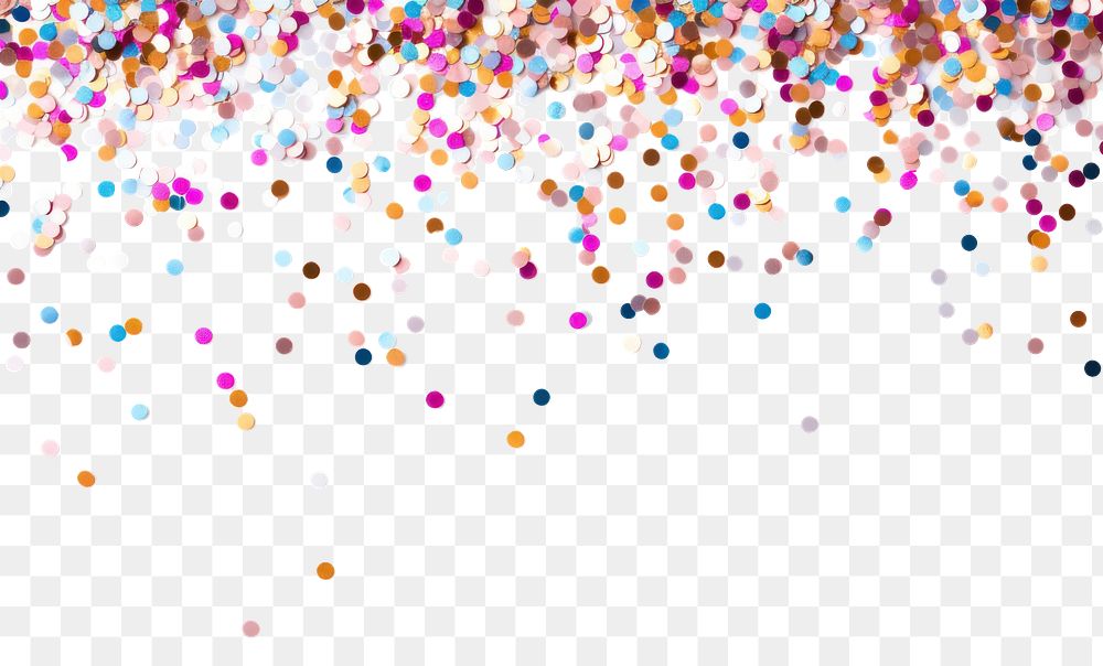 PNG Glitter confetti border background | Free PNG - rawpixel