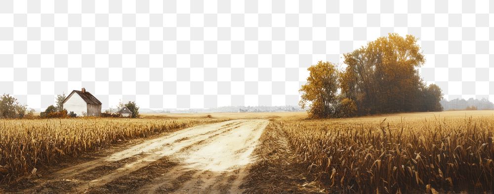 PNG Farm borders nature fields | Free PNG - rawpixel