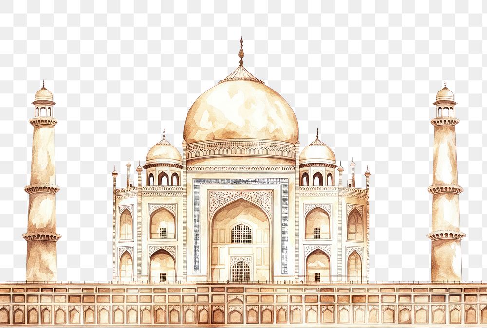 PNG Taj mahal landmark architecture | Free PNG - rawpixel