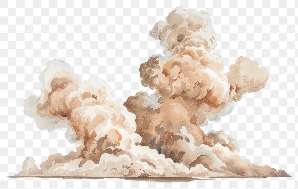PNG Cloud illustration art explosion. | Free PNG - rawpixel