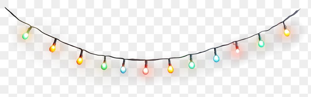 PNG Colorful string lights lighting | Free PNG - rawpixel