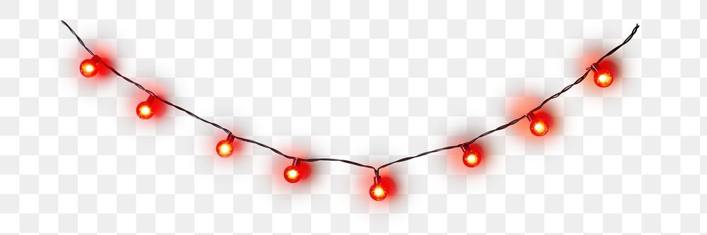 PNG Red string lights lighting | Free PNG - rawpixel