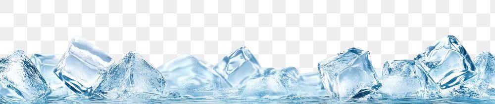 PNG Frozen Ice cubes border | Free PNG - rawpixel