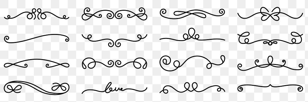 PNG Elegant vintage decorative line | Premium PNG - rawpixel