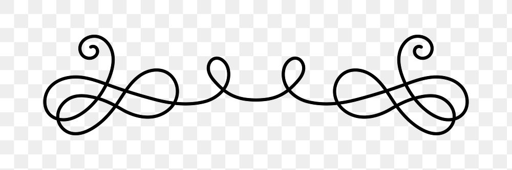 PNG Elegant decorative flourish design | Free PNG - rawpixel