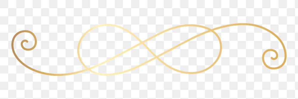 PNG Elegant gold decorative flourish | Free PNG - rawpixel