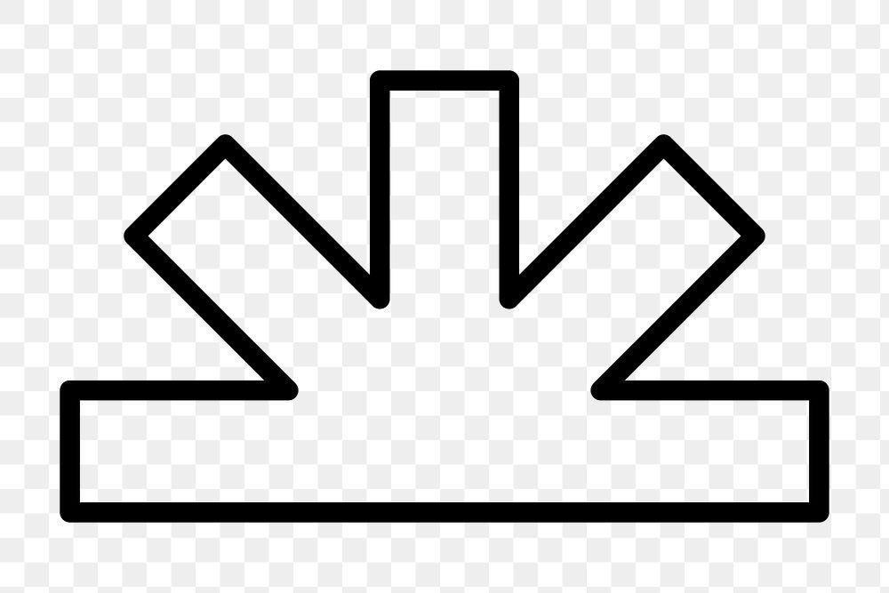 PNG Abstract geometric black outline | Free PNG - rawpixel