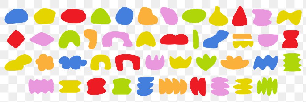 PNG Colorful abstract geometric shapes | Premium PNG - rawpixel