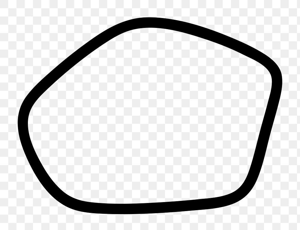 PNG Abstract black irregular shape | Free PNG - rawpixel