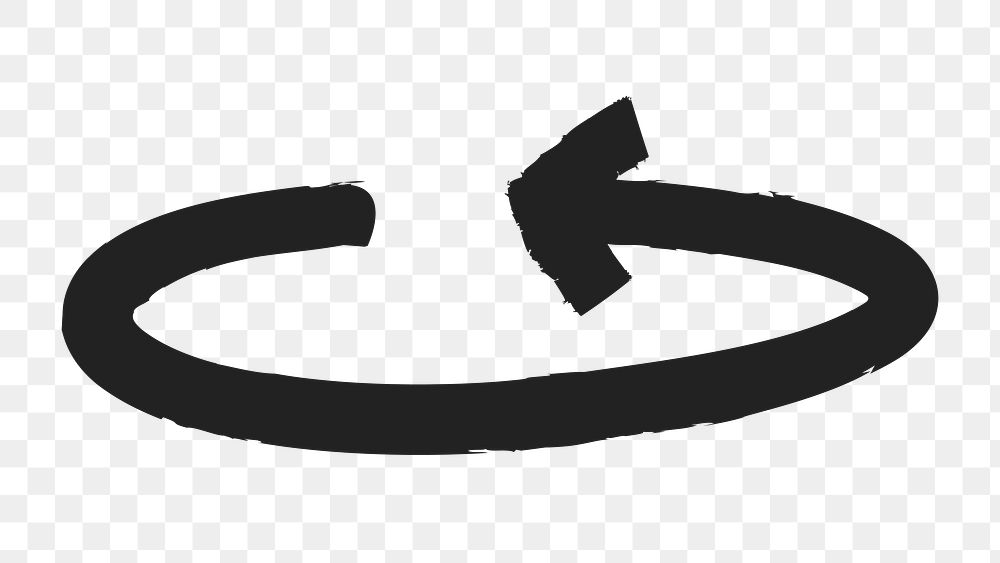 PNG Curved arrow indicating rotation | Free PNG - rawpixel