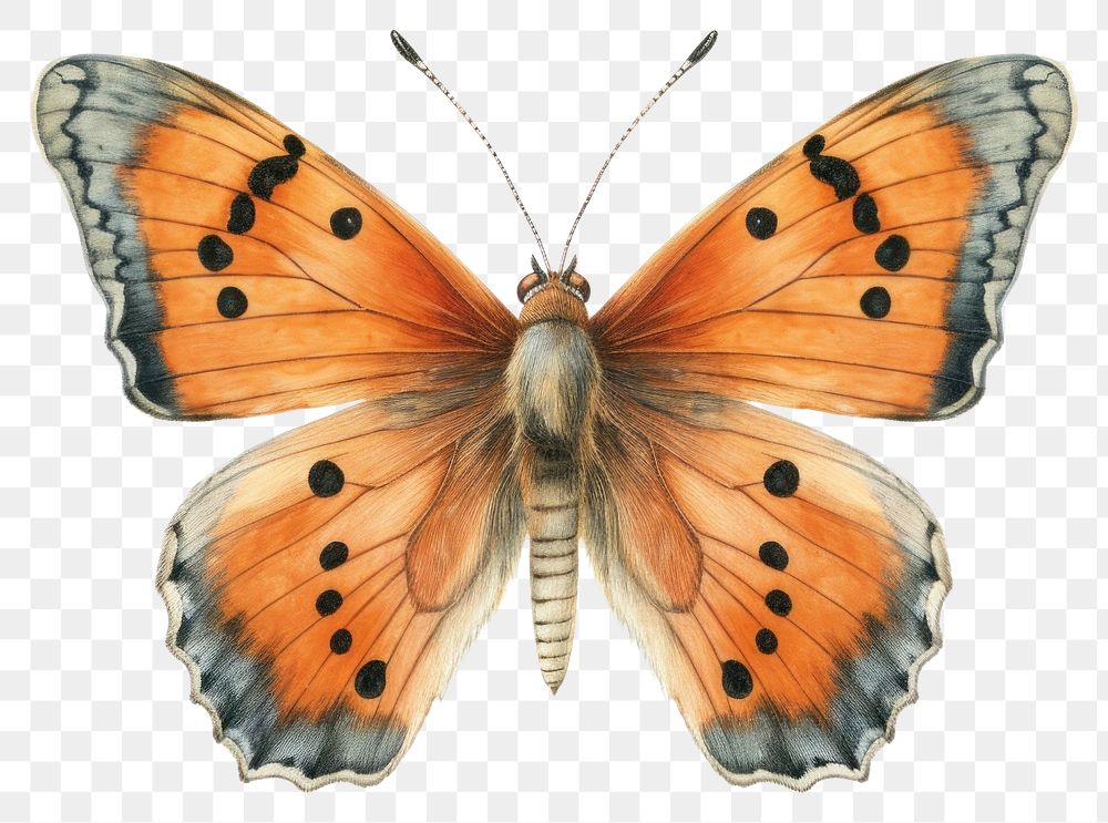 PNG Butterfly illustration drawing insect. | Free PNG - rawpixel