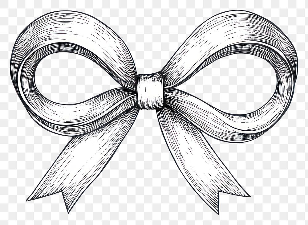 PNG Infinity Bow illustration drawing | Free PNG - rawpixel
