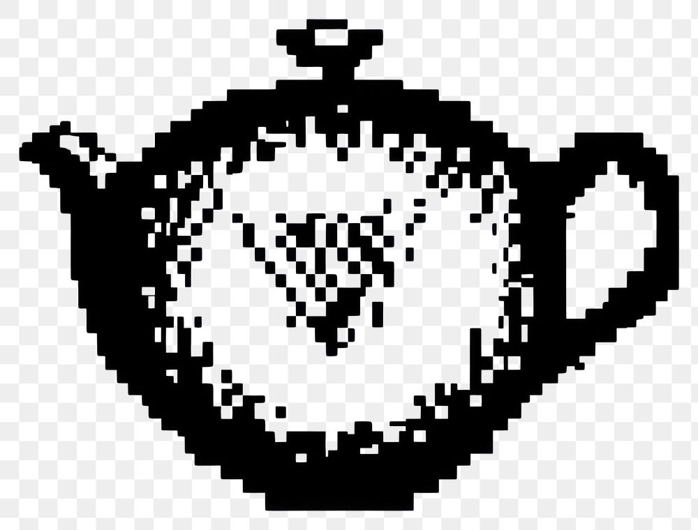 PNG Tea pot teapot pixel | Free PNG - rawpixel