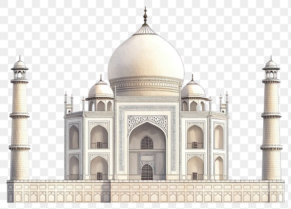 PNG Taj Mahal architecture landmark | Free PNG - rawpixel