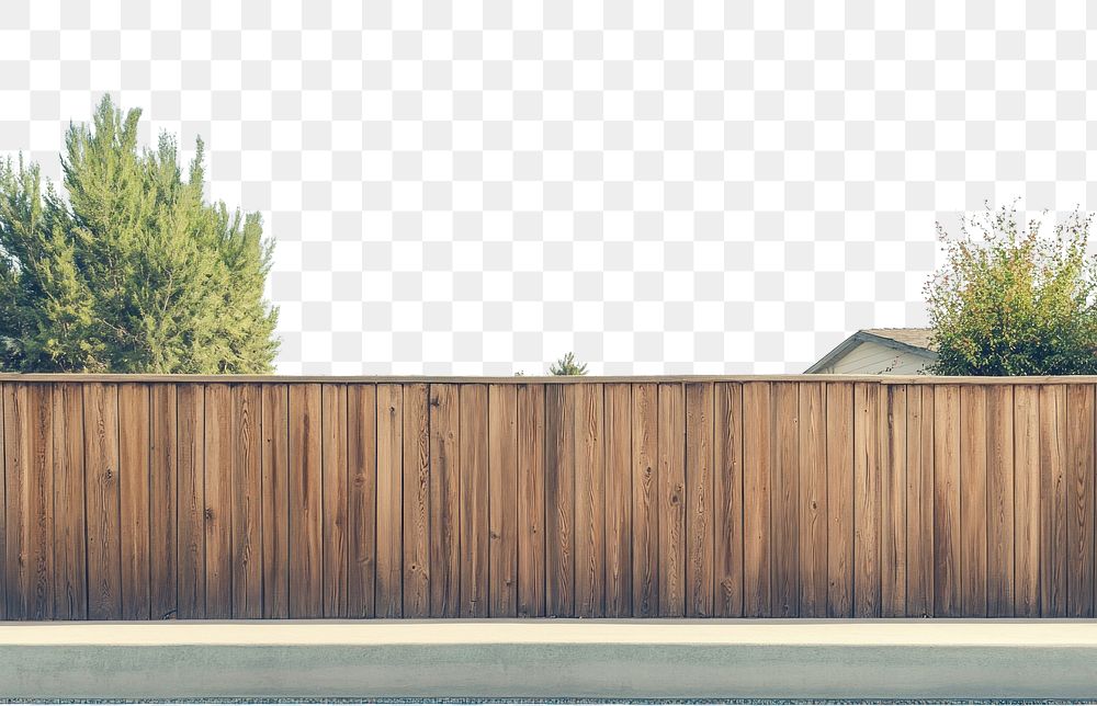 PNG photograph modern wooden fence | Free PNG - rawpixel